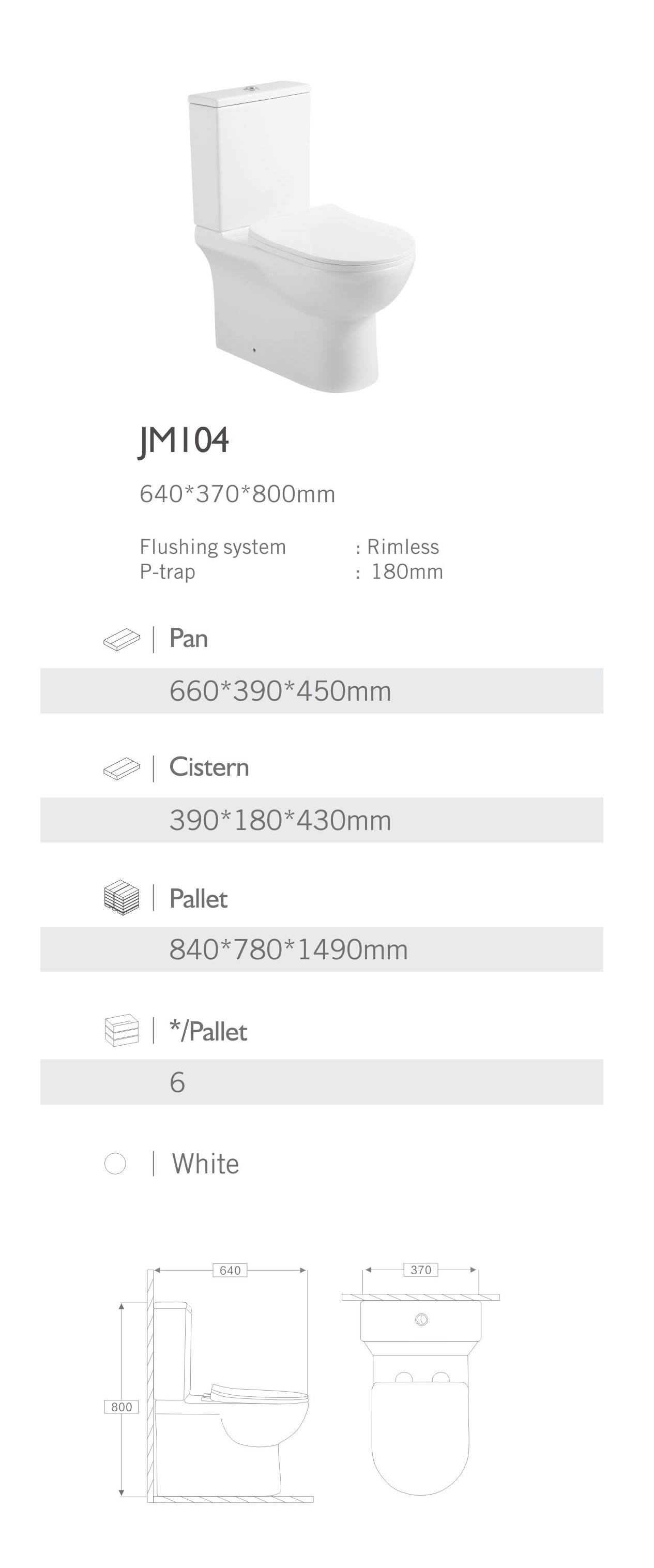 JM104 - JETMAN SANITARY WARE